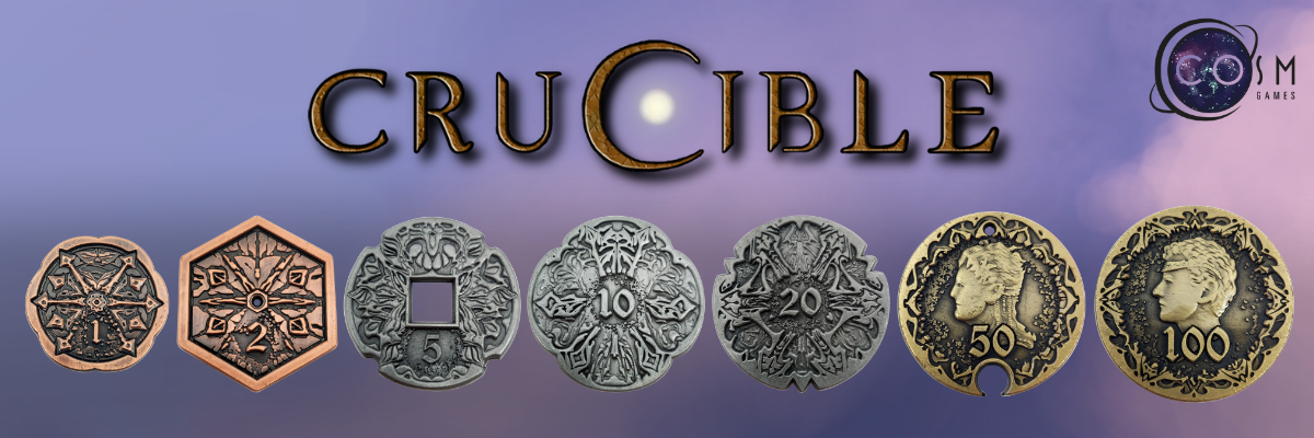 New coin range: Crucible coins